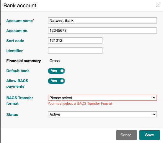 Moving to BACS – Arbor Finance