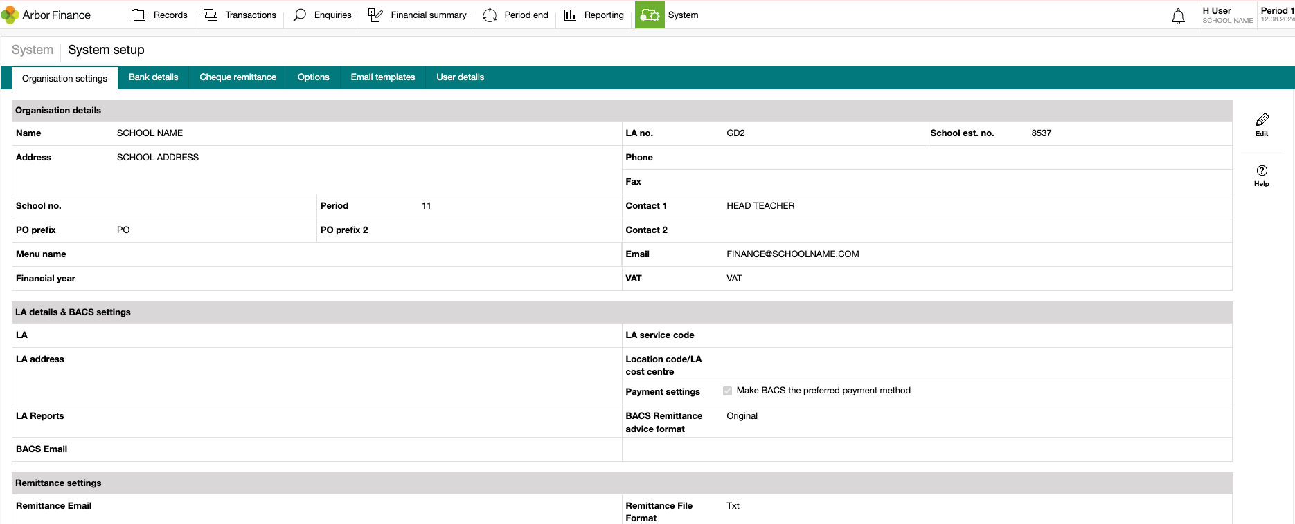 Moving to BACS – Arbor Finance
