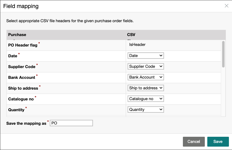 Import Purchase Order – Arbor Finance