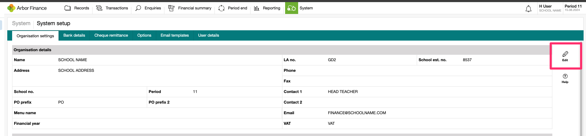Order Forms in Arbor Finance – Arbor Finance
