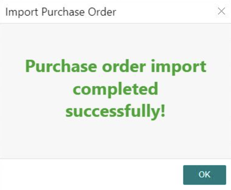 Import Purchase Order – Arbor Finance