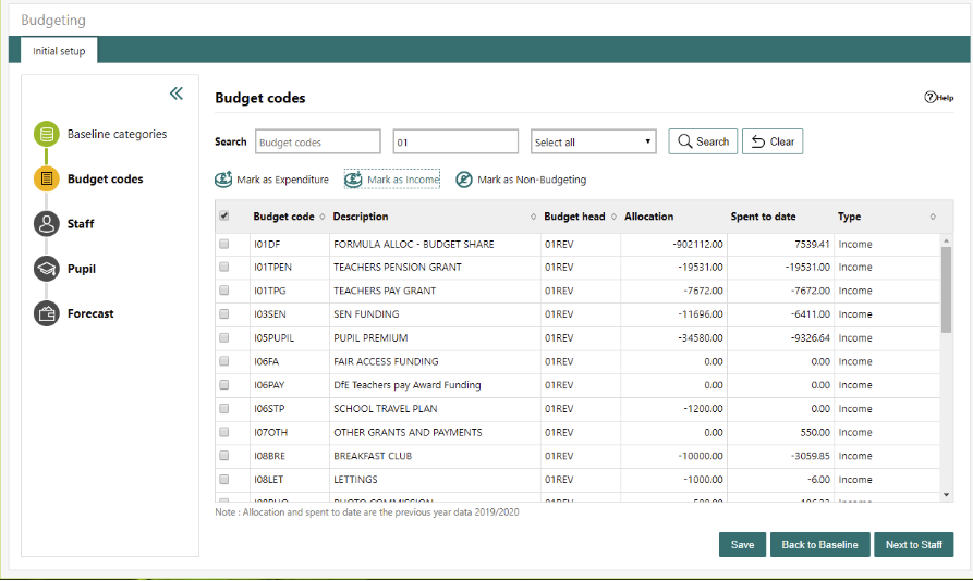 Budgeting Module – Arbor Finance