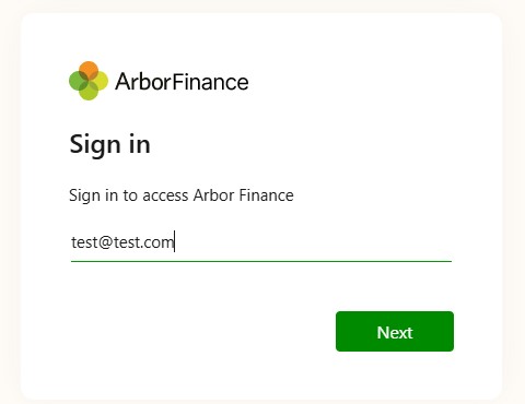 Signing in to Arbor Finance – Arbor Finance