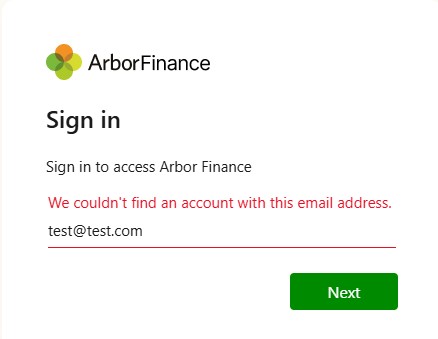 Troubleshooting login issues in Arbor Finance – Arbor Finance